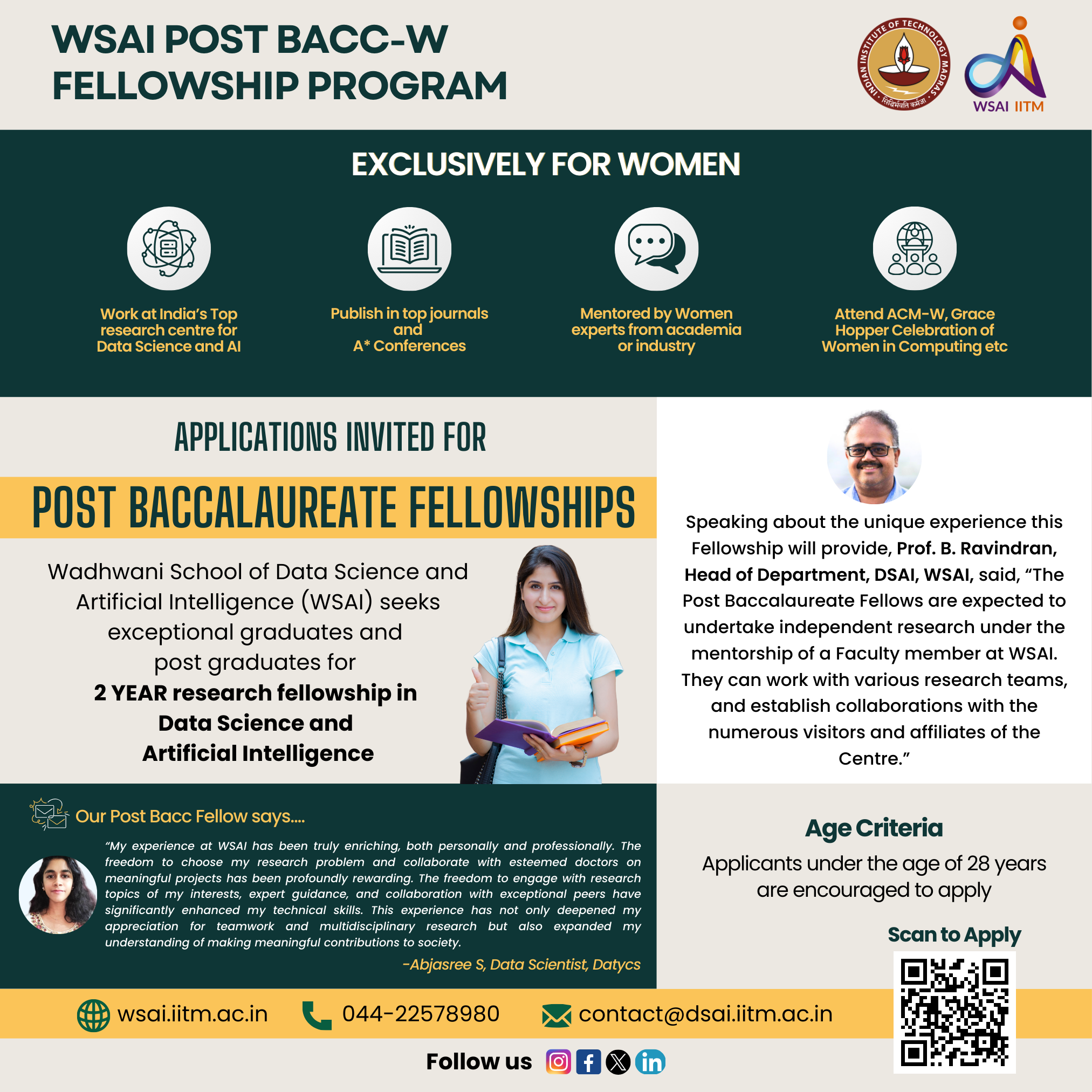 Open Positions – Wadhwani School of Data Science & AI